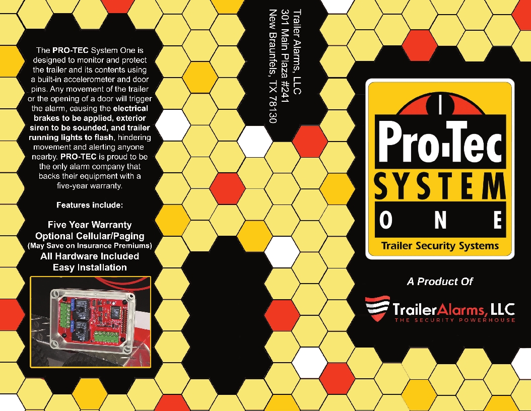 Pro-Tec System One – Trailer Security Alarms